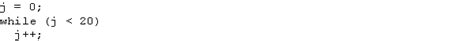 The Following While Loop Terminates When J 20