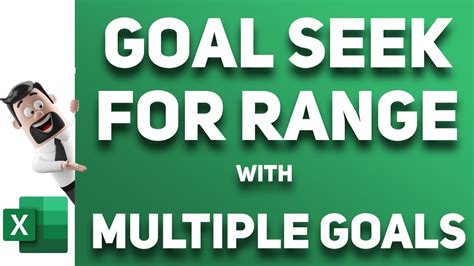 goal seek for a range with multiple goals excel vba youtube
