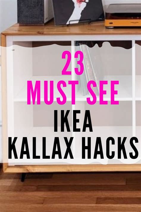 23 Awe Inspiring Ikea Kallax Hacks