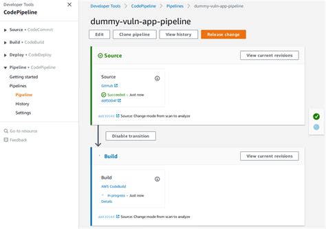 Aws Codepipelineおよびaws Codebuildにおけるインラインイメージスキャニング Sysdig Secure