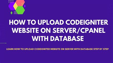 How To Upload Codeigniter Website On Server Upload Codeigniter