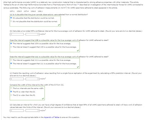 Solved Ultra High Performance Concrete Uhpc Is A