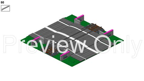 Lego Moc Railroad Crossing Passage à Niveau Moc By Mimi68