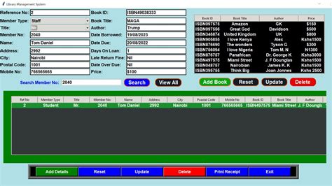 Library Management System With Python Tkinter Gui And Sqlite3 Part Two
