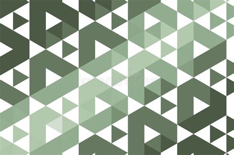 Geometric Triangle Pattern In Sage Green Tones With Structured