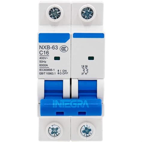 Interruptor Termomagnetico 16a 2 Polos C Automatico Chint Nxb 63 Productos Integra Srl