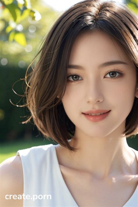 짧은 머리 화창한 갈색헨타이 AI 포르노