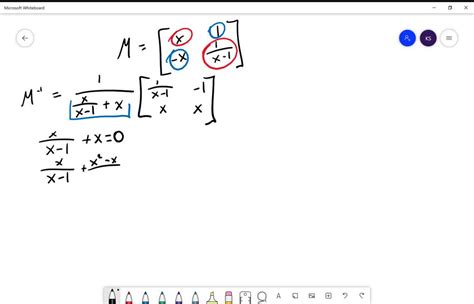 ⏩solved When Do Matrices Have Inverses Find The Inverse Of The… Numerade