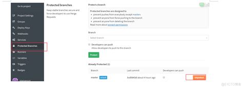 【gitlab】git回滚master分支到指定tag版本 并提交远程仓库51cto博客gitlab删除master分支