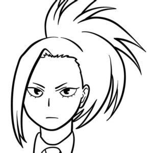 Reach For The Stars With Momo Yaoyorozu Coloring Pages Printable For Free Download