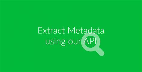 How To Extract Metadata From Files Using Api Online File Conversion Blog
