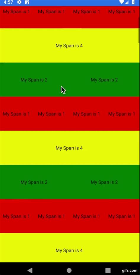 Npm Recyclerlistview Gridlayoutprovider Skypack