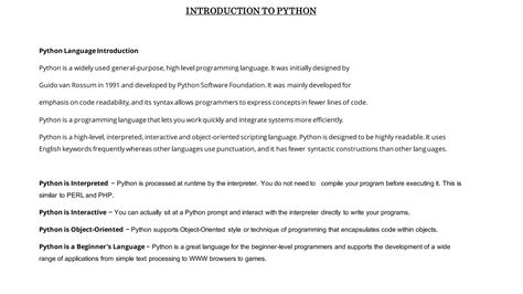 Report On Internshala Python Training Pdf