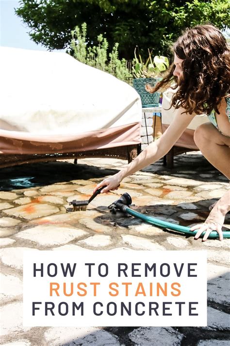 How To Remove Rust Stains From Concrete The Easy Way