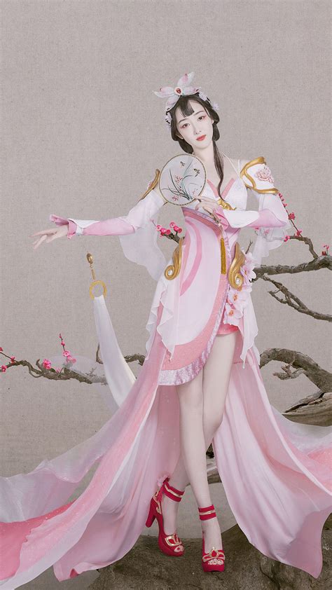 蒋梦婕《王者荣耀·甄姬》盘子女人坊古装写真