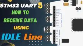 STM32 UART 5 Receive Data Using IDLE LINE