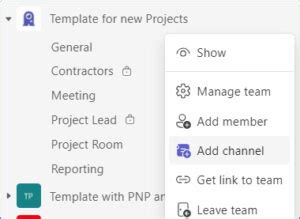How To Manage And Create Teams Channels