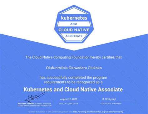 Temi O On Linkedin Kcna Kubernetes Cloudnative Cncf