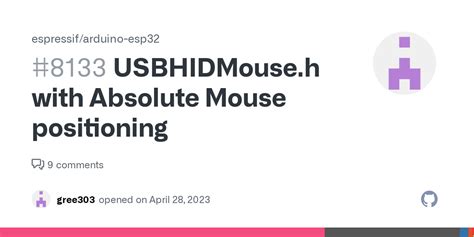 Usbhidmouse H With Absolute Mouse Positioning Issue Espressif Arduino Esp Github