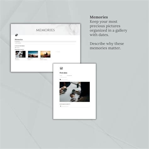 Notion Template Relationship Tracker Couple Goals Partner Goals Dating Planner