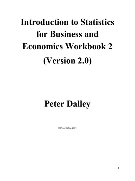 Statistics Two Workbook V2 Pdf Statistical Hypothesis Testing P Value
