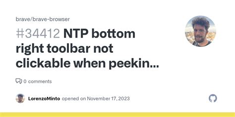 Ntp Bottom Right Toolbar Not Clickable When Peeking Card Floats Up