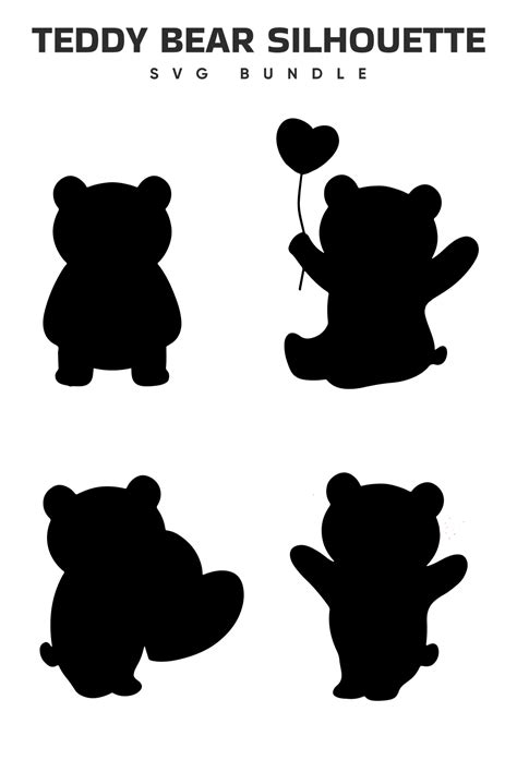 Teddy Bear Silhouette