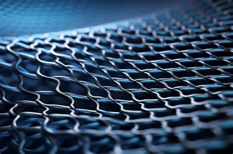 Cool Tone Mesh Cool Background Creative Shapes Premium Ai Generated Image