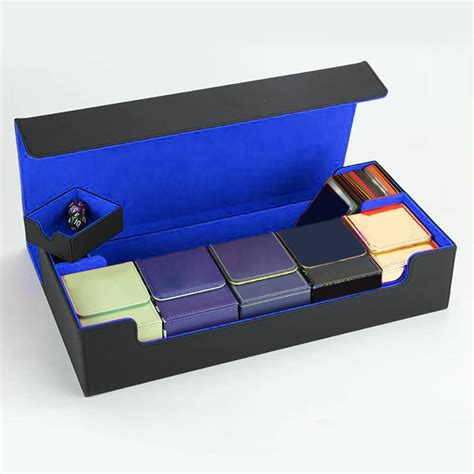 Tcg용 표준 트레이딩 카드 데크 박스 케이스 보관 정리함 홀더 내구성 소장 게임 카드 케이스 보호 용기 Aliexpress