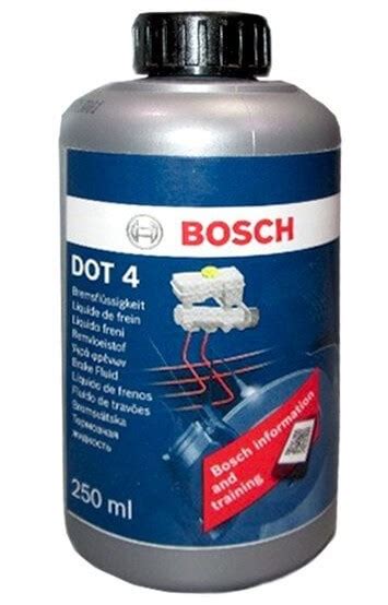 Тормозная жидкость Bosch DOT-4: описание и характеристики