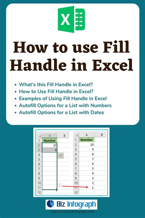 what is fill handle in excel