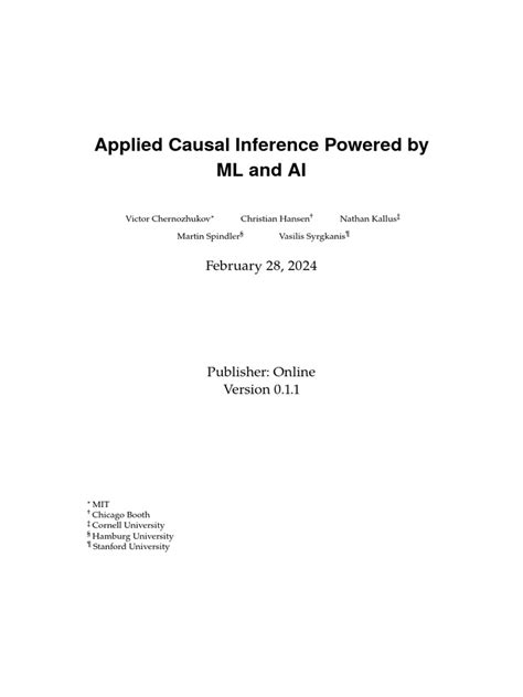 Causalml Book Pdf Regression Analysis Randomized Controlled Trial