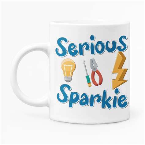 Serious Sparkie Electrician Mug Mcmug