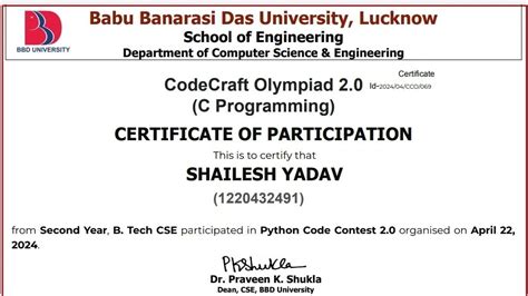 Shailesh Yadav On Linkedin Coding Cprogramming Techcertification