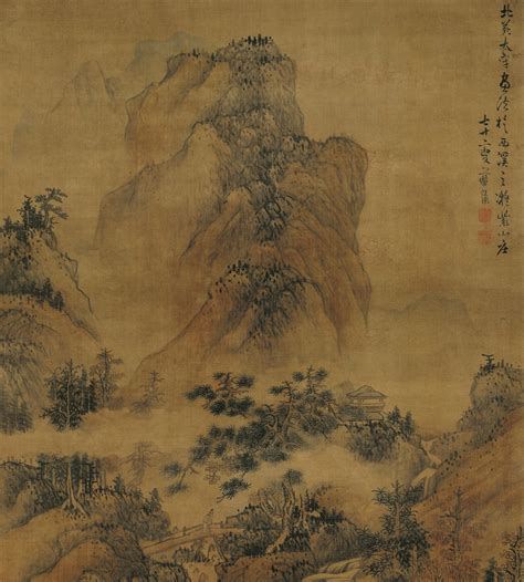 茅亭话旧图 01 蓝瑛 明代 国画 历代国画艺术长廊
