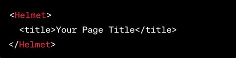Unleash React Helmets Magic Elevate Your Reactjs Apps With
