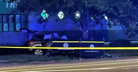 One Woman Dead And Another Sent To Hospital After Car Crashes Into Tree
