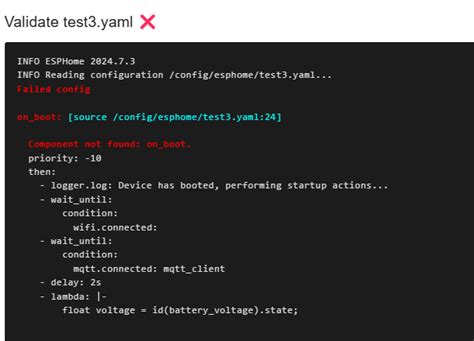 Help With Onboot Validation Fails Component Not Found Onboot