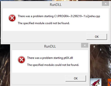 Module Not Found Errors At Startup Microsoft Community