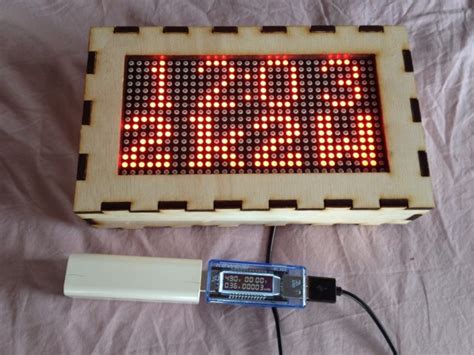 IoT Clock With LED Matrix Arduino ESP8266 Cassiopeia Ltd