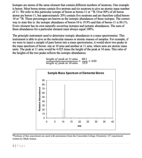 Solved Isotopes Are Atoms Of The Same Element That Contain Diflerent