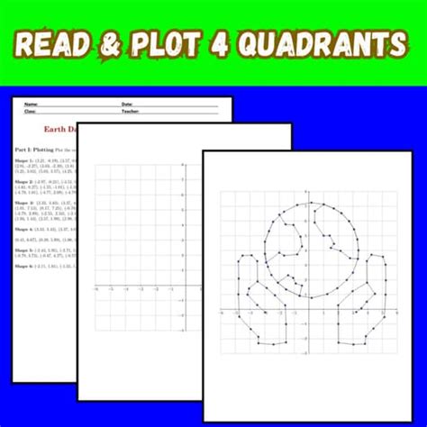 Earth Day Math Coordinates Graphing Mystery Picture And Coloring By Number