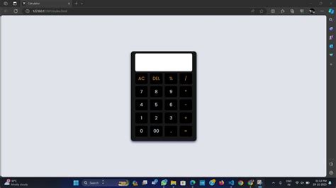 Kishore S On Linkedin Frontenddevelopment Internshipproject Htmlcssjs Calculatorapp