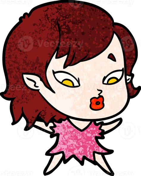Cute Cartoon Vampire Girl 46694580 Png
