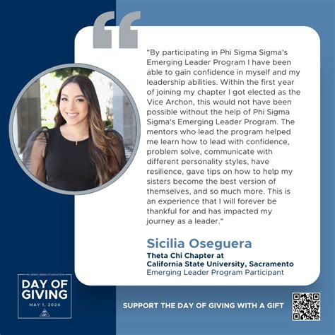 One Of The Many Programs Supported By Our Day Of Giving Is Phi Sigma