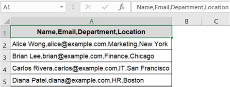 How To Paste Comma Separated Values Into Excel 4 Easy Ways Excel