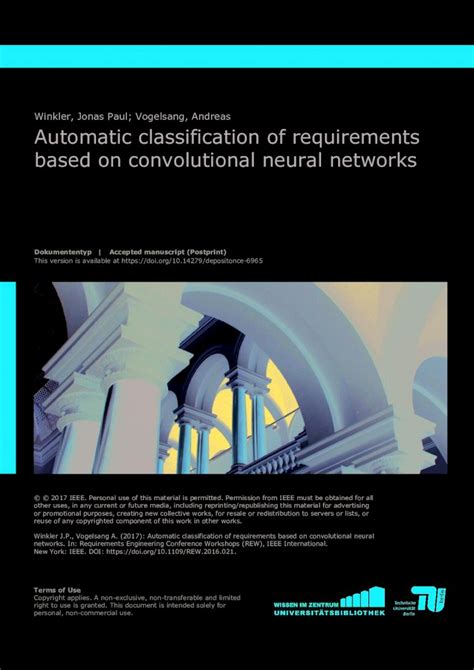 Pdf Automatic Classification Of Requirements Based On