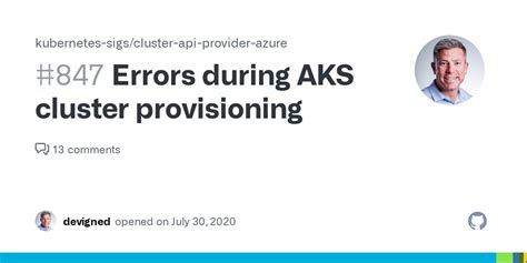 Errors During Aks Cluster Provisioning · Issue 847 · Kubernetes Sigscluster Api Provider Azure
