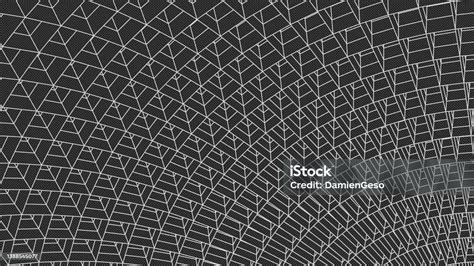 추상적인 3d 조명 왜곡 메쉬 구체 네온 간판입니다 미래 기술 Hud 요소입니다 우아한 파괴 큰 데이터 시각화 3차원 형태에 대한 스톡 벡터 아트 및 기타 이미지 Istock