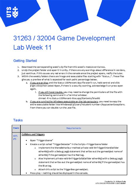 Lab Week 11 Physics Lab Week 11 Created By Dr William Raffe